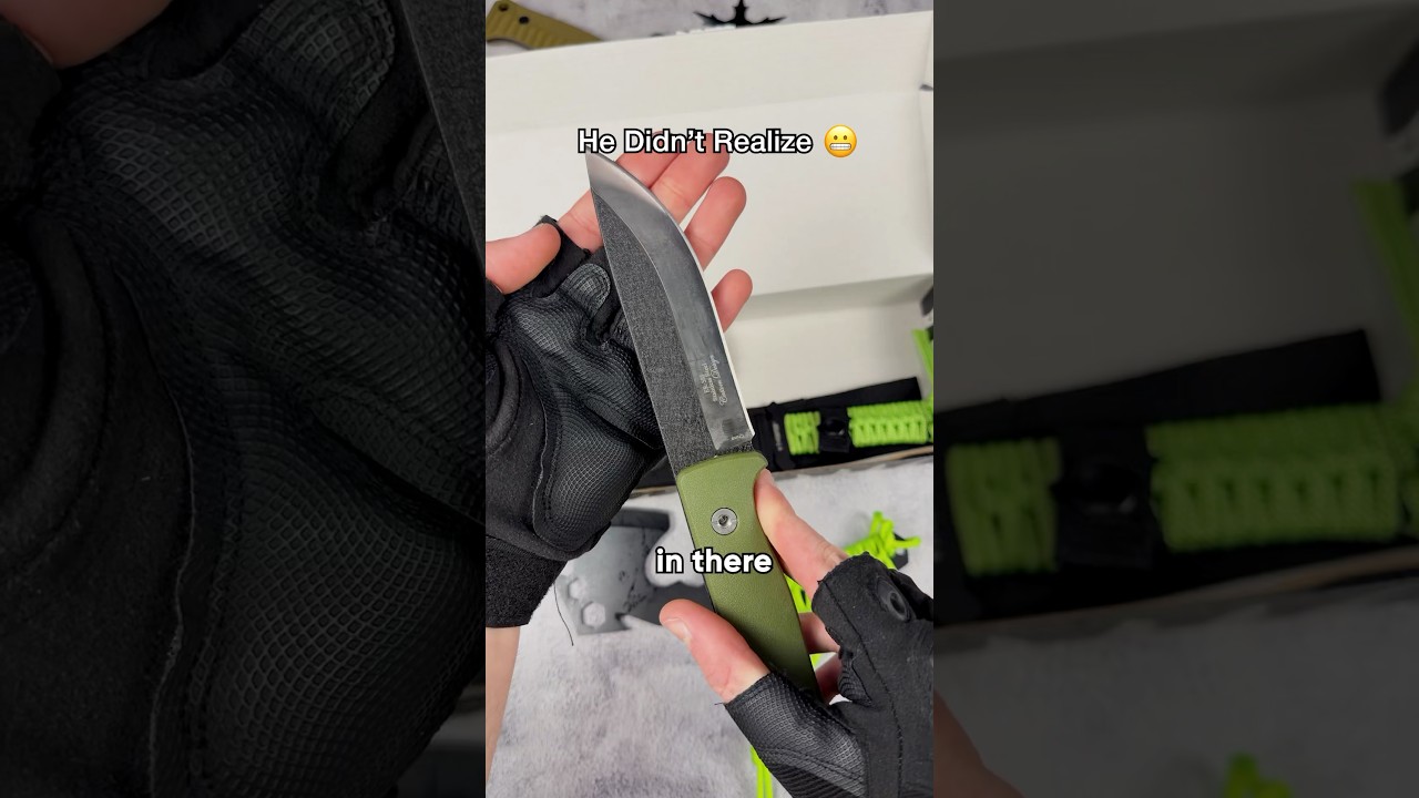 This customer thought the whole box was RUINED… #unboxing #knives #mysteryknives