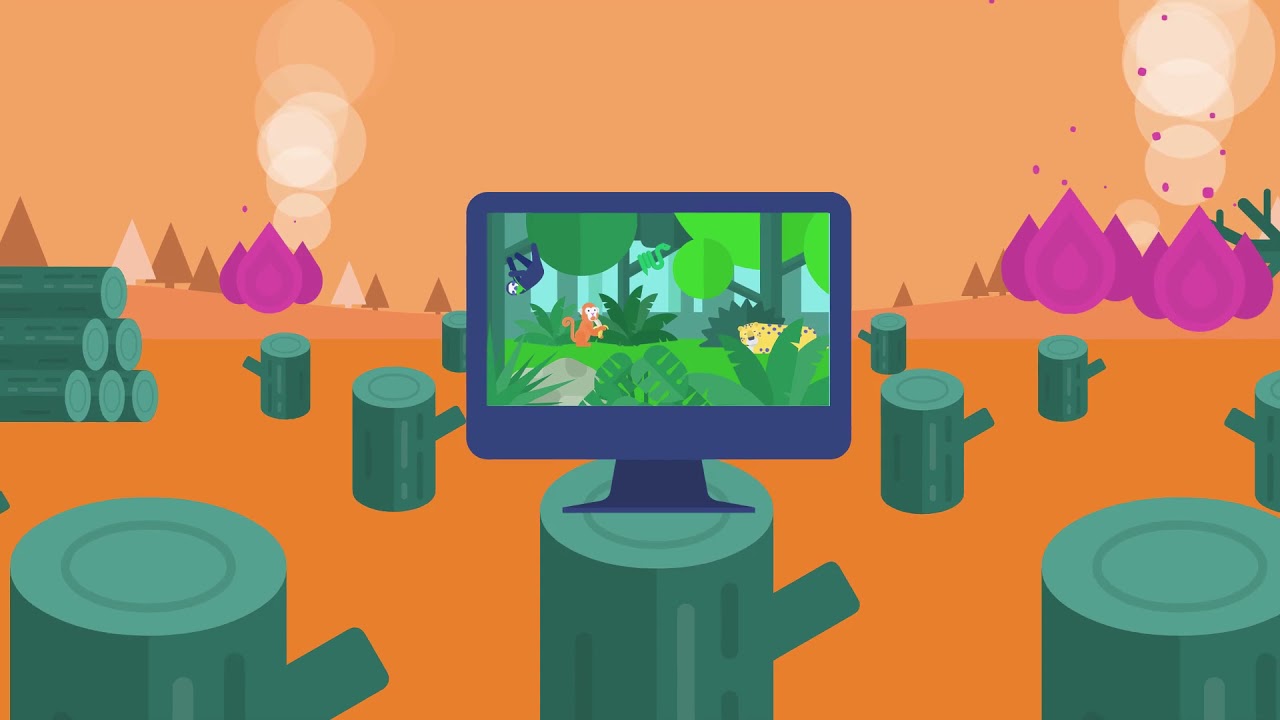 Message - Climate Change By Vector Drawing