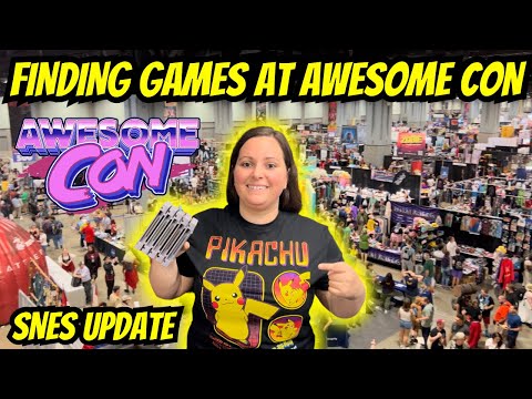 DC AWESOME CON Had the Super Nintendo (SNES) Games - Set Update 383/721!