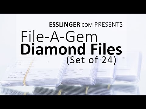 File-A-Gem Diamond Files (Set of 24)