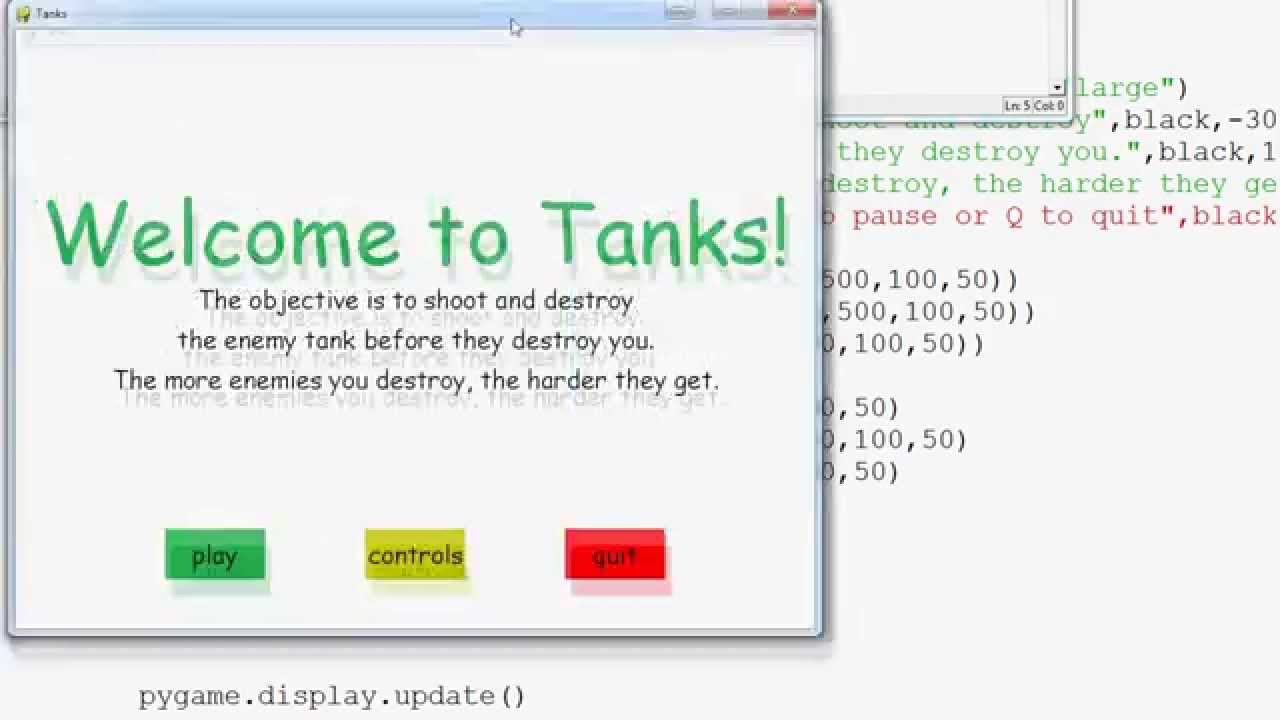 Pygame (Python Game Development) Tutorial - 47 - Button Adding