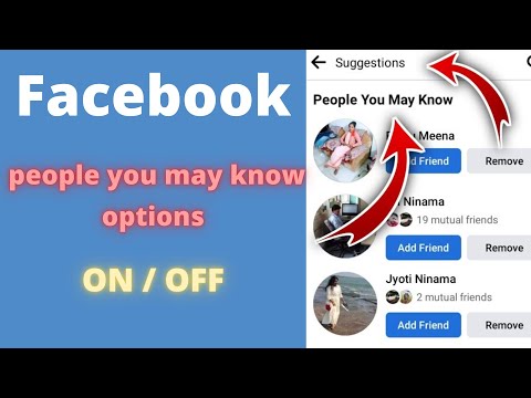 How to enable people you may know on Facebook