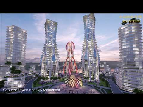 "The Infinite City"-Indonesian New Capital Design by AntiStatics Architecture 2020