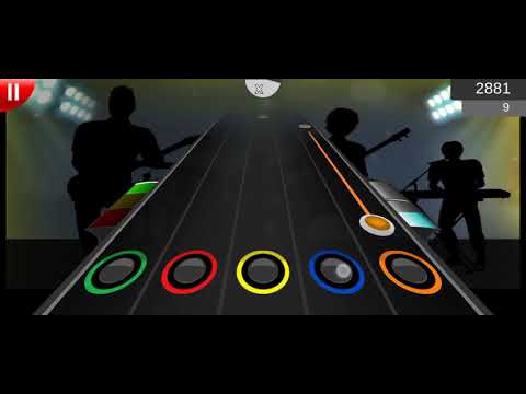 Nyobain game "Guitar Flash" Break me out: mind flow Guitar hero Android