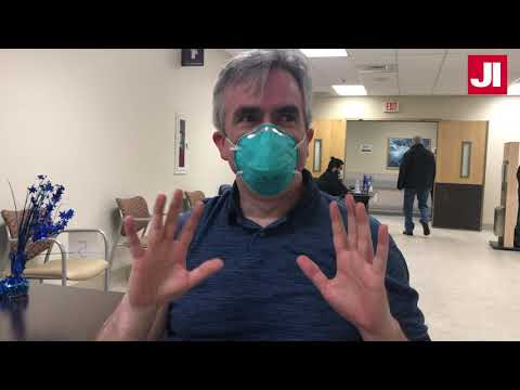Reporter Tim Leininger documents his second Pfizer COVID-19 vaccination