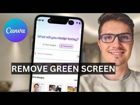 How to remove green screen in canva