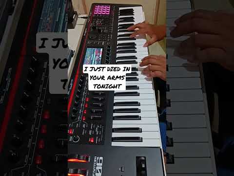 I JUST DIED IN YOUR ARMS TONIGHT (short live demo)