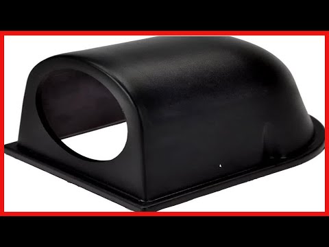 ESUPPORT Universal Car Motor 2 52MM Black ABS Plastic Gauge Meter Dash Dashboard Mount Pod Holder