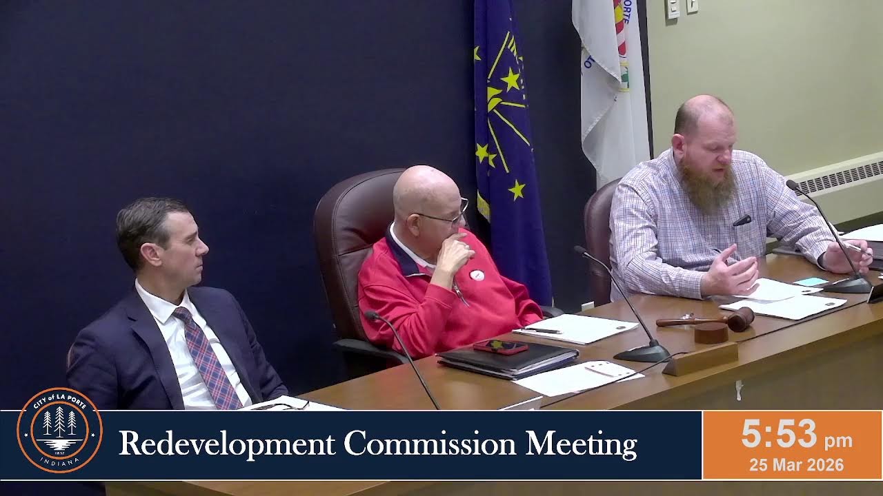 Redevelopment Commission Meeting - 03/25/2026