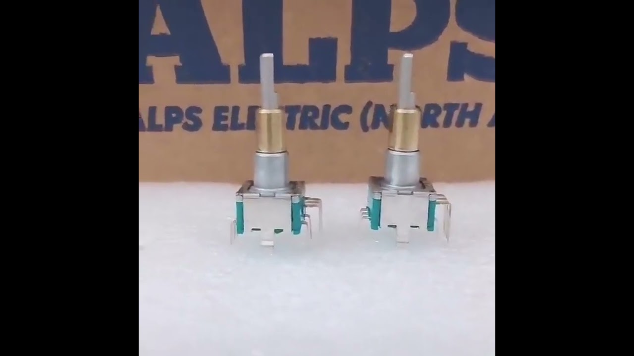 ALPS dual axis rotary encoder with press switch EC11EBB24C03 30 positioning #potentiometer