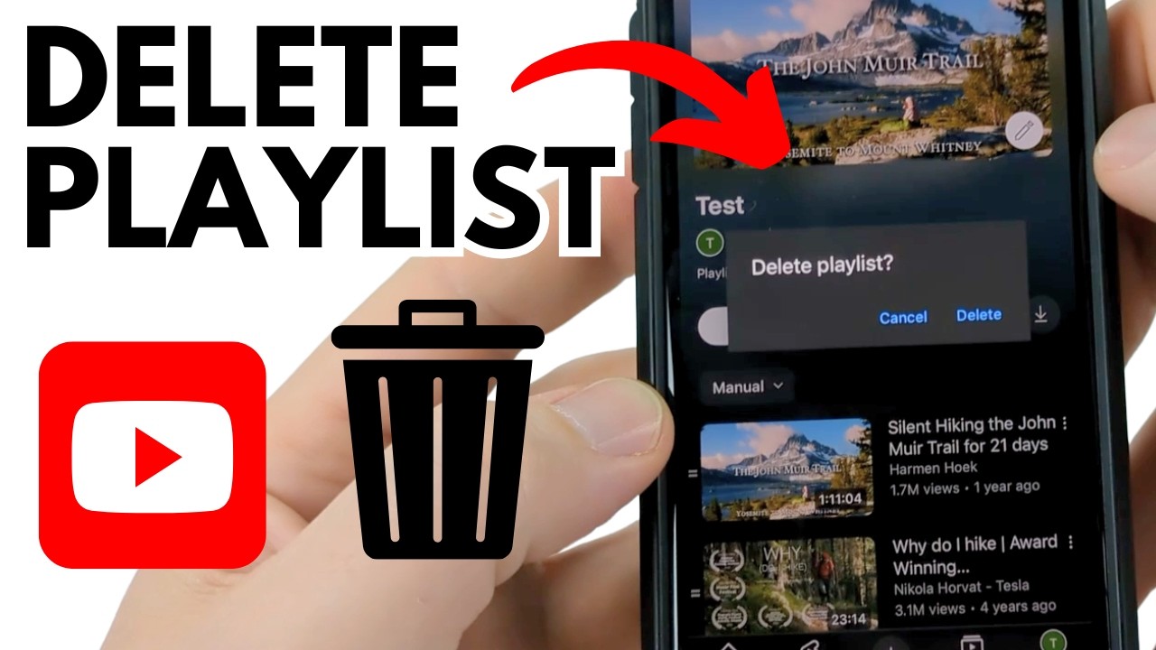 How to Delete Playlist on YouTube Mobile - iPhone, Android, & Samsung