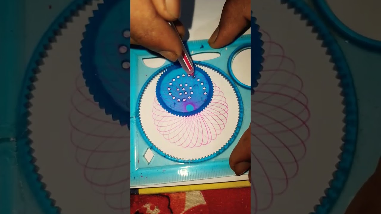 Satisfying Geometric shapes | Simple Spirograph Design #shorts #trending 16 October 2022