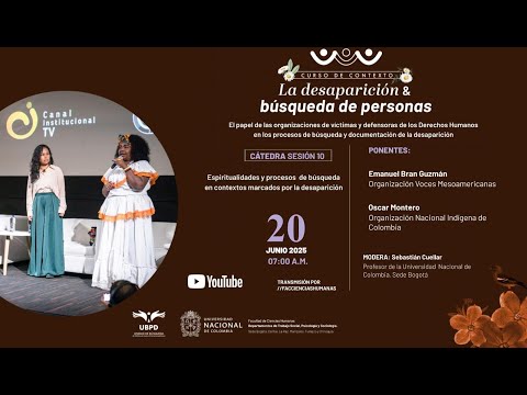 Sesión 10. Espiritualidades y procesos de búsqueda en contextos marcados por la desaparición.