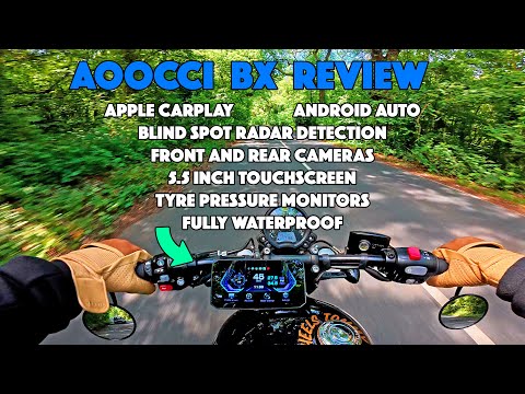 New Aoocci BX | No BS Review | BSD Radar, Carplay, Android Auto, For Motorcycles