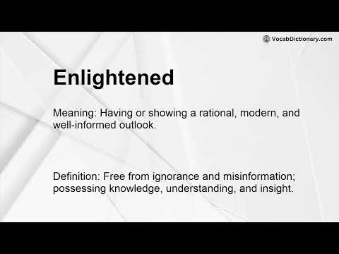 Enlightened Meaning
