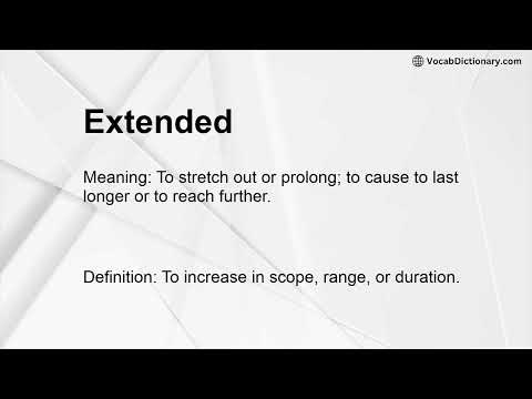 Extended Meaning