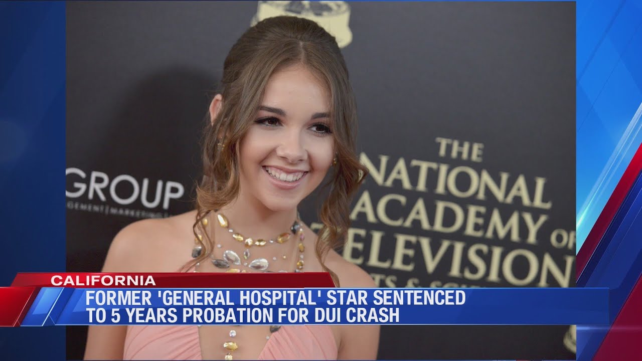Haley Pullos, former 'General Hospital' star, sentenced to 5 years probation for wrong-way DUI crash