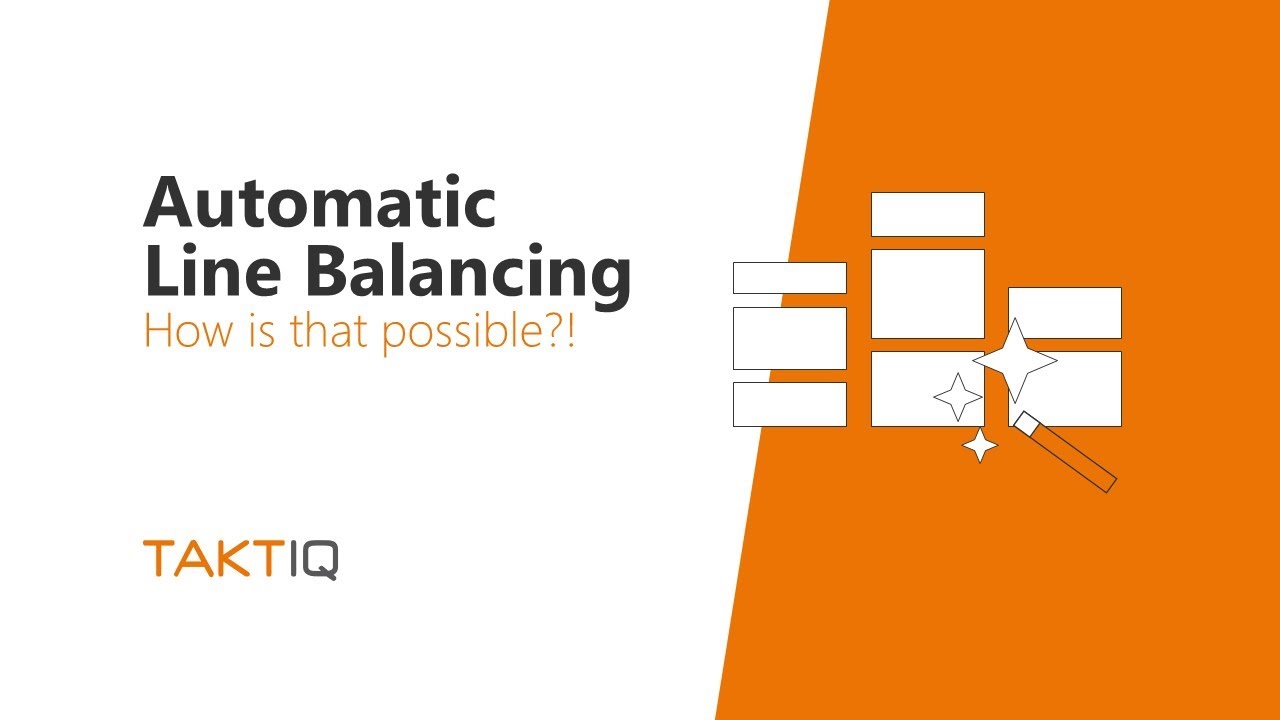 Automatic Line Balancing - How Is That Possible?!