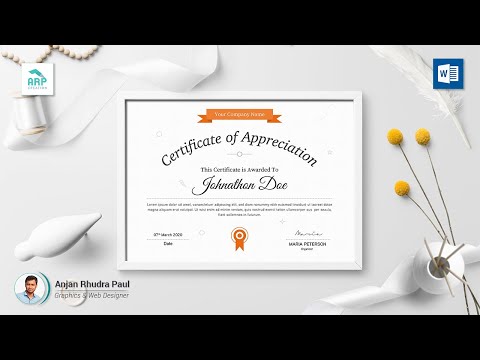 Easy Steps To Make A Professional Certificate Template In Microsoft Word Docx