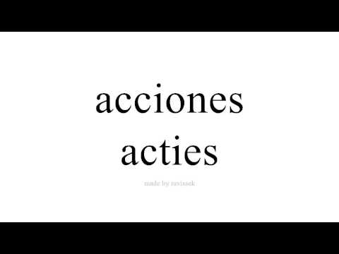 Spaans leren acties