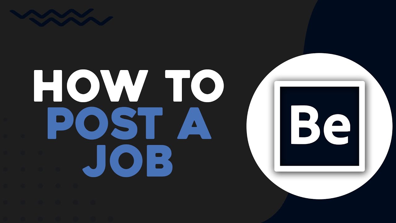 How To Post A Job On Behance (Quick Tutorial)