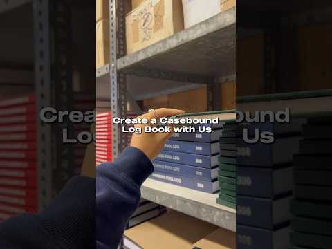 Create a Casebound Log Book with Us