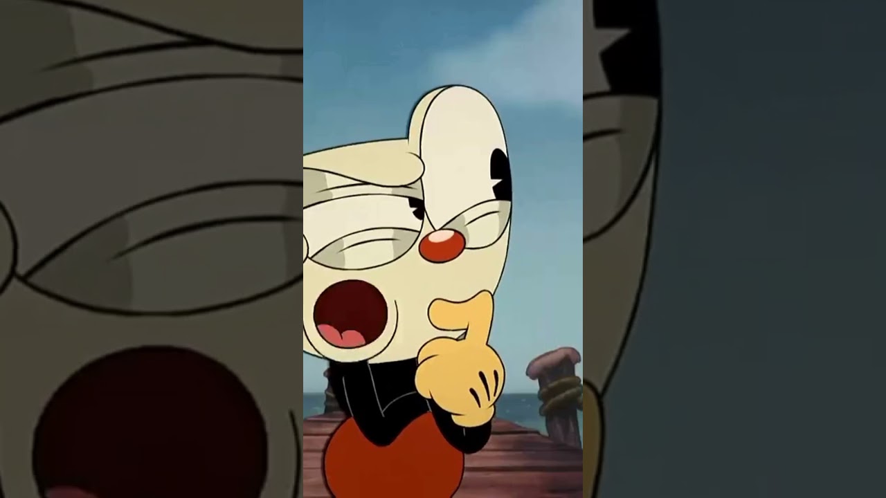 Cuphead show funny clip #cartoon #mugman #cuphead