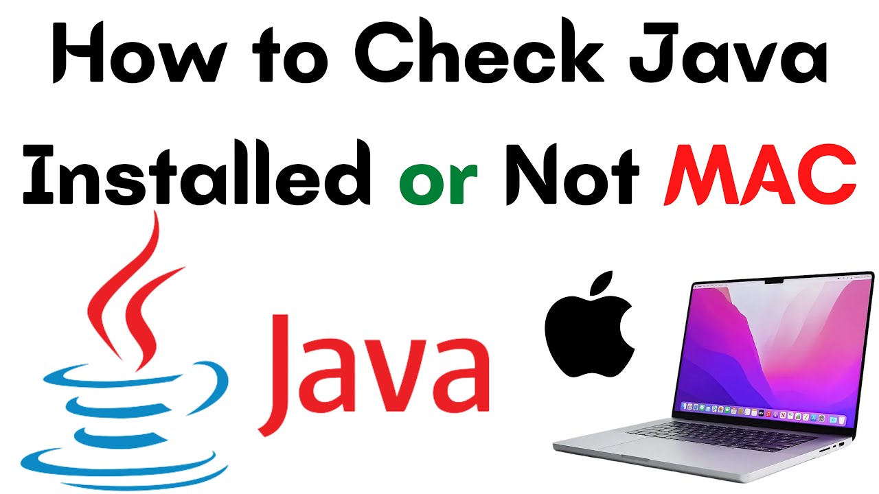 How to Check Java Installed or Not in Mac