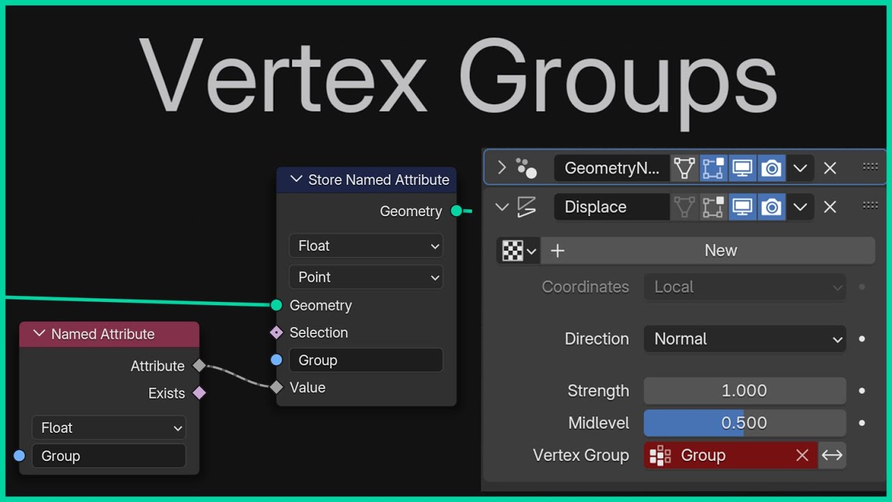 Vertex Group Issues with Geometry Nodes
