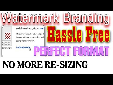 HOW TO CREATE WATERMARK BRANDING FAST Using picsart ||YouTube Tutorials || watermark size 150X150 px