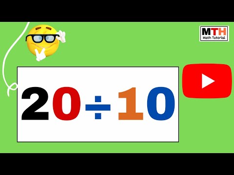 20/10 || 20÷10, 20 divided by 10 || 20/10 simplified form