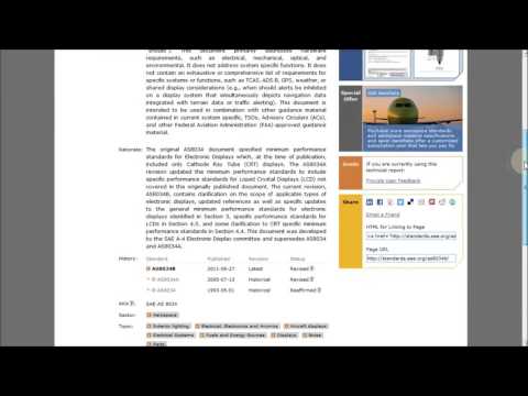 How to Search for Standards with a Desired Criteria Using the SAE International Website