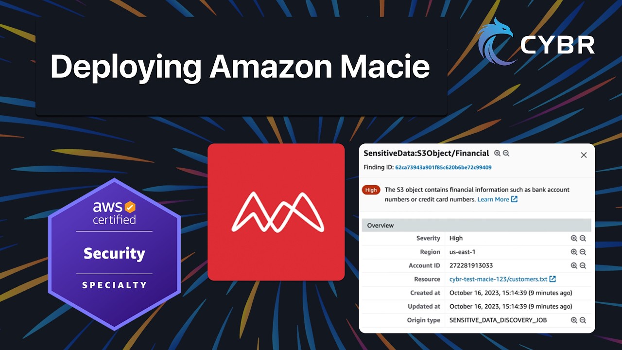 Deploying Amazon Macie - SCS-C03