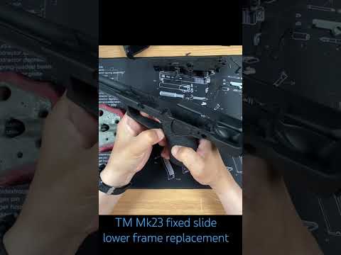 [건탱크] Tokyo Marui SOCOM Mk23 fixed slide model airsoft lower frame replacement