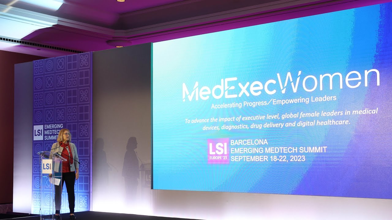 Maria Shepard Presents MedExecWomen at LSI Europe '23 - Life Science Intelligence