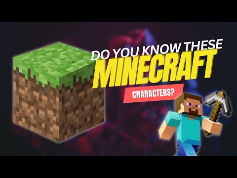 [Hard] Can you name these 25 minecraft characters? [Name the Character Quiz]