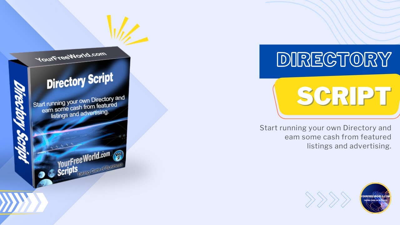 PHP Directory Script Admin area - How to Use