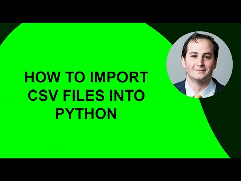 How to Import CSV Files into Python