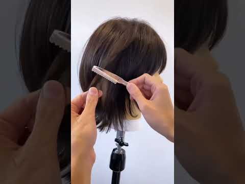 Short wolf cut | Layered haircut | tomboy haircut | straight wolf cut hair #hairstyle #short #video