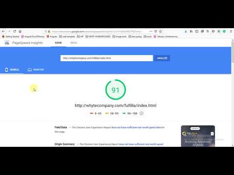 How to check website loading speed using google