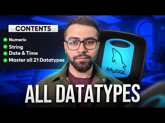 Understanding MySQL Data Types: A Comprehensive Guide to VARCHAR, INT, DATETIME, and BLOB ...