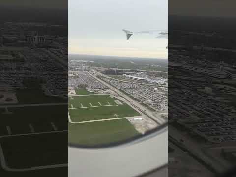 Takeoff from Chicago ohare ORD on American Airlines PHX bound spring 2024