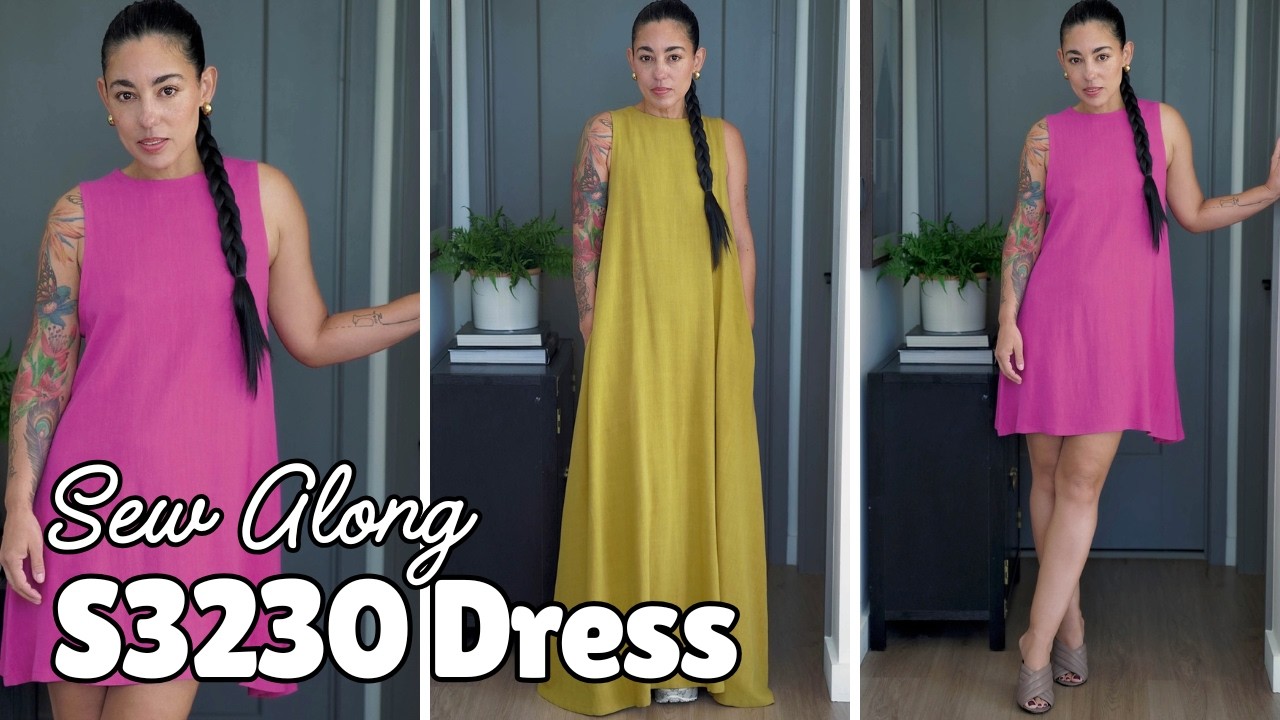 Sew Along! Simplicity S3230 Dress Sewing Pattern