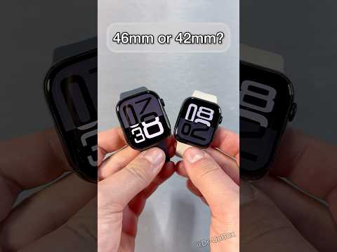 Apple Watch Series 10 46mm or 42mm? #shorts #trending #apple #video #series10 #smartwatch #tech