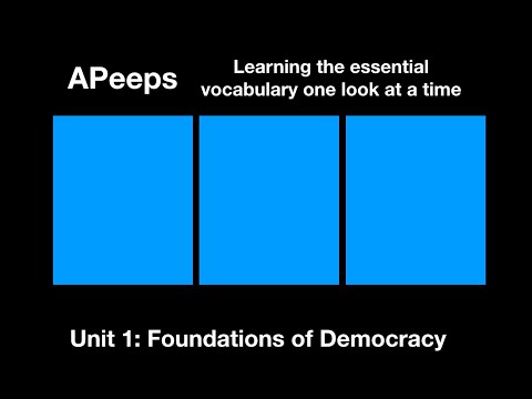 APeeps 1: Foundations of Democracy
