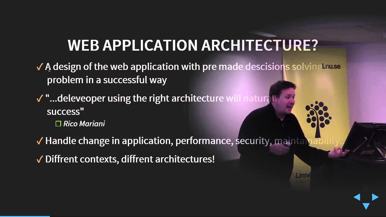 1DV023 - L03 - Web application architecture