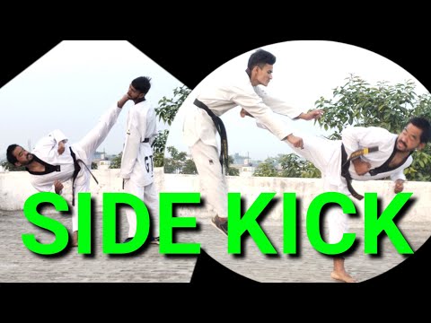 How To Do Side Kick In Martial Arts || Tutorial In Hindi || Easy Way to Learn Side Kick