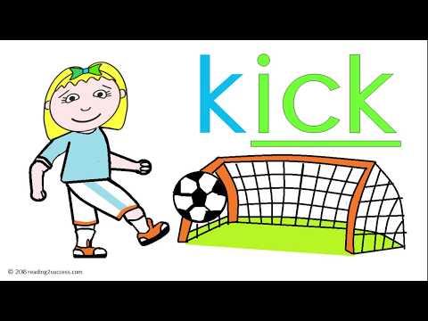 Practice the ick sound pattern with kids