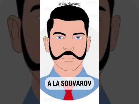VOCABULARY FOR MUSTACHE STYLES