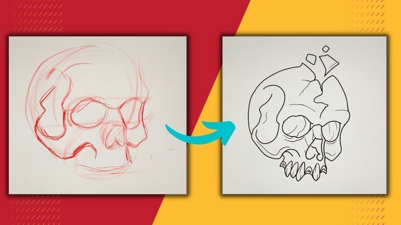 Procreate Tutorial | The Best Guide On How To Draw A Human Skull